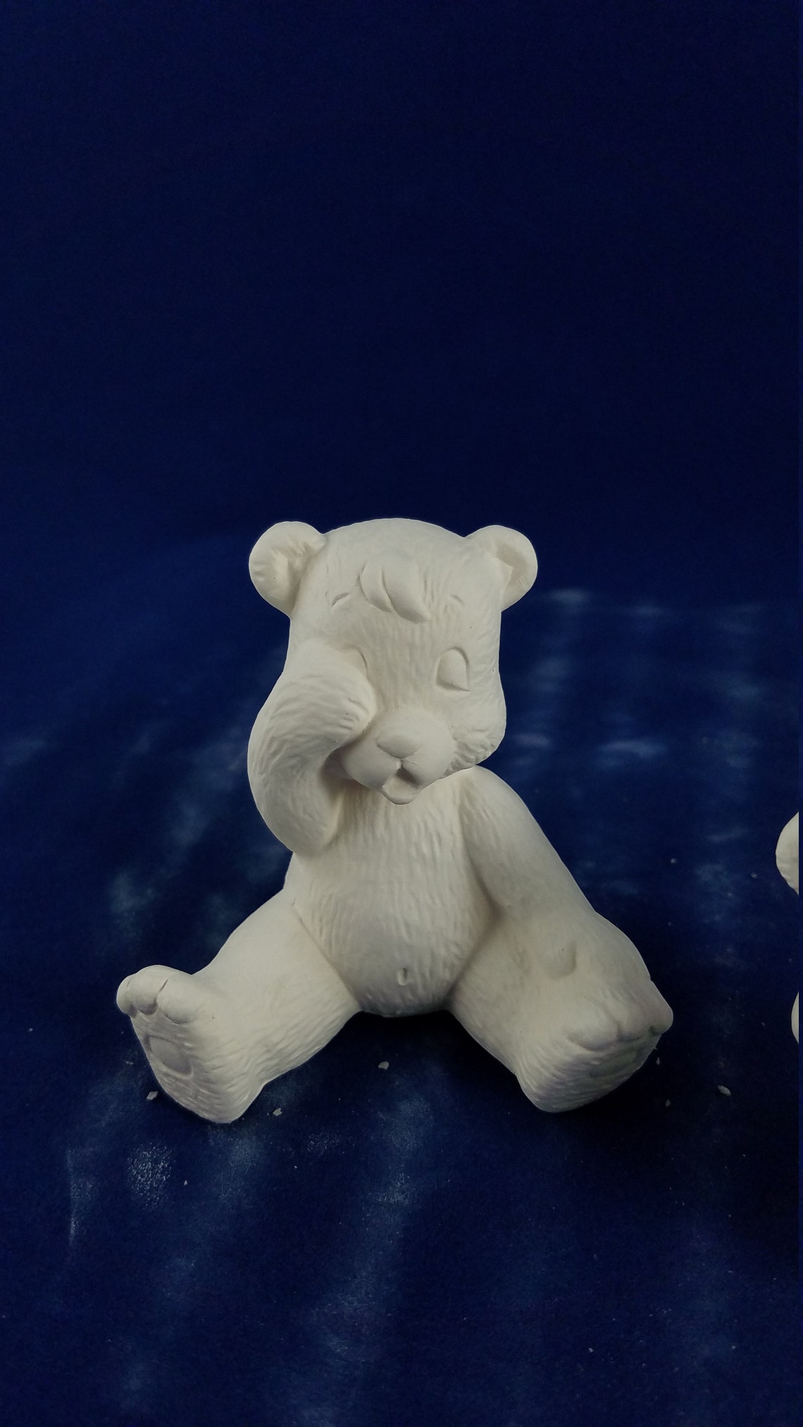 Ceramic Teddy Bear Figurines Ceramic Bear Ready to Paint - Etsy