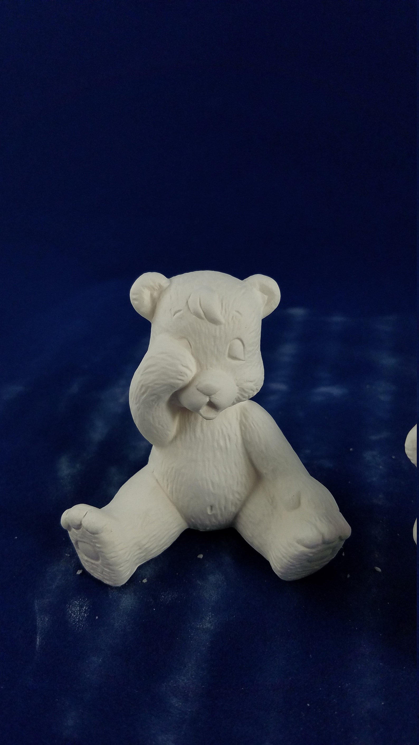 Ceramic Teddy Bear Figurines Ceramic Bear Ready to Paint - Etsy