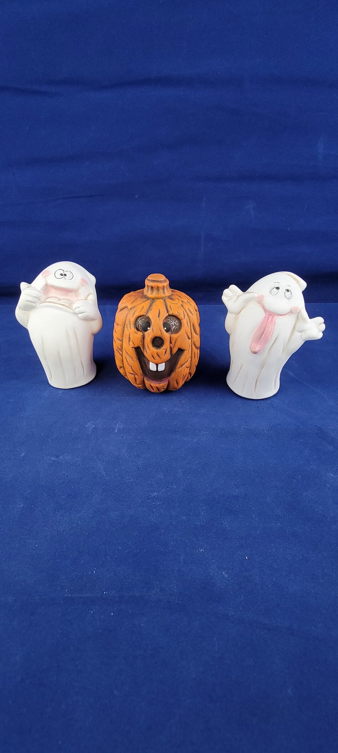 Ceramic Ghost Ceramic Silly Face Ghost Hand Painted Ghosts - Etsy