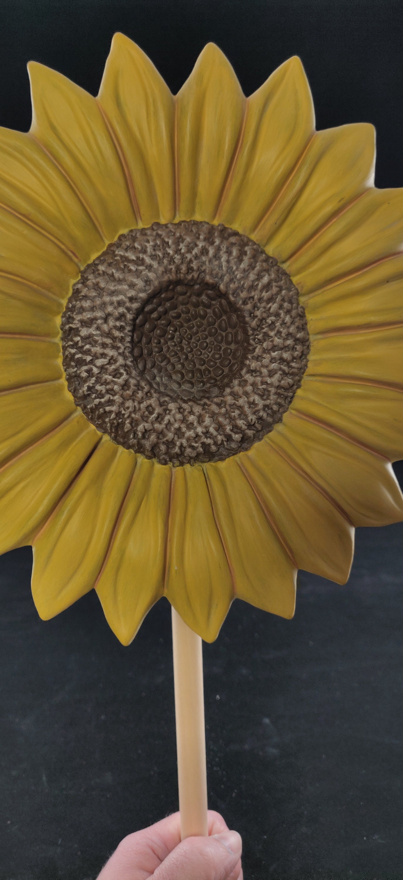 Ceramic Sunflower Hand painted Sunflower Sunflower | Etsy