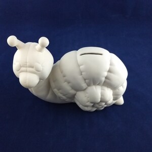 Ceramic Snail Bank, Ready to Paint Snail Bank, Softee Snail, Softy ...