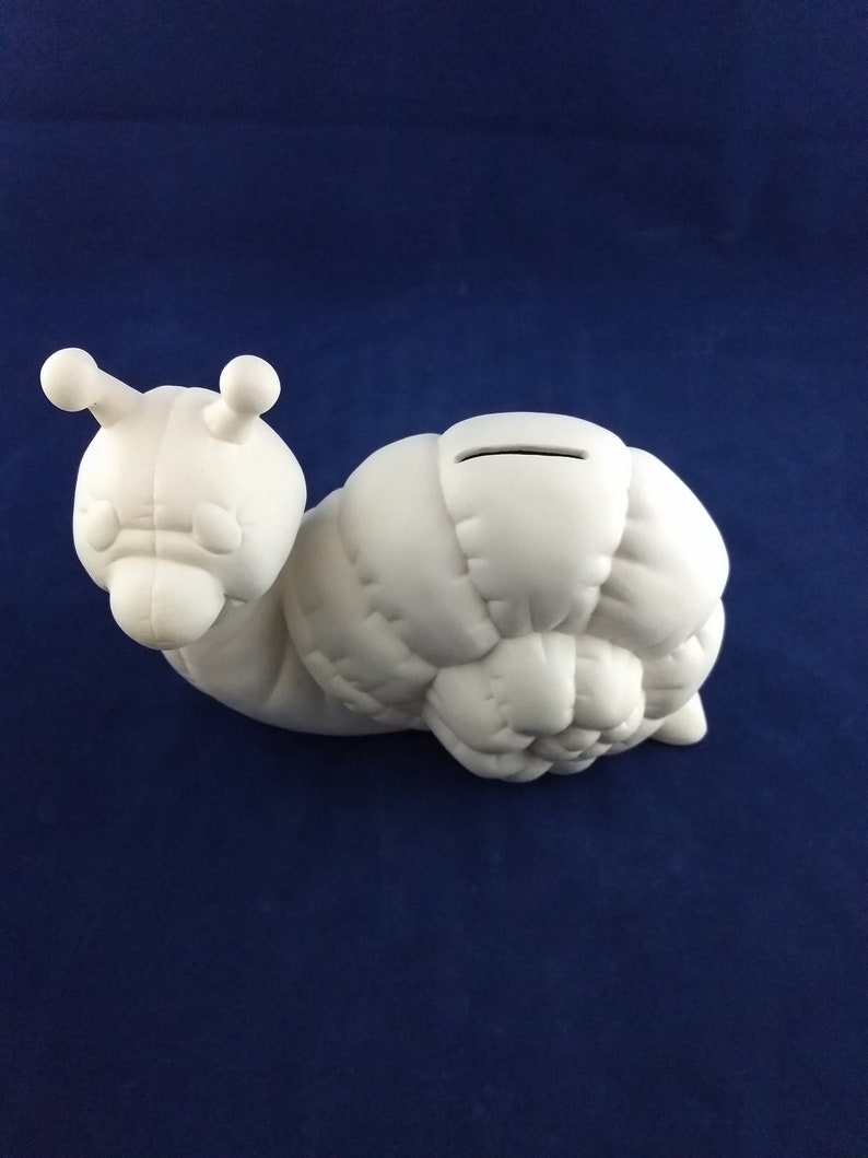 Ceramic Snail Bank Ready to Paint Snail Bank Softee Snail - Etsy