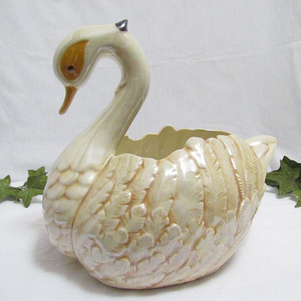 Ceramic Swan - Etsy