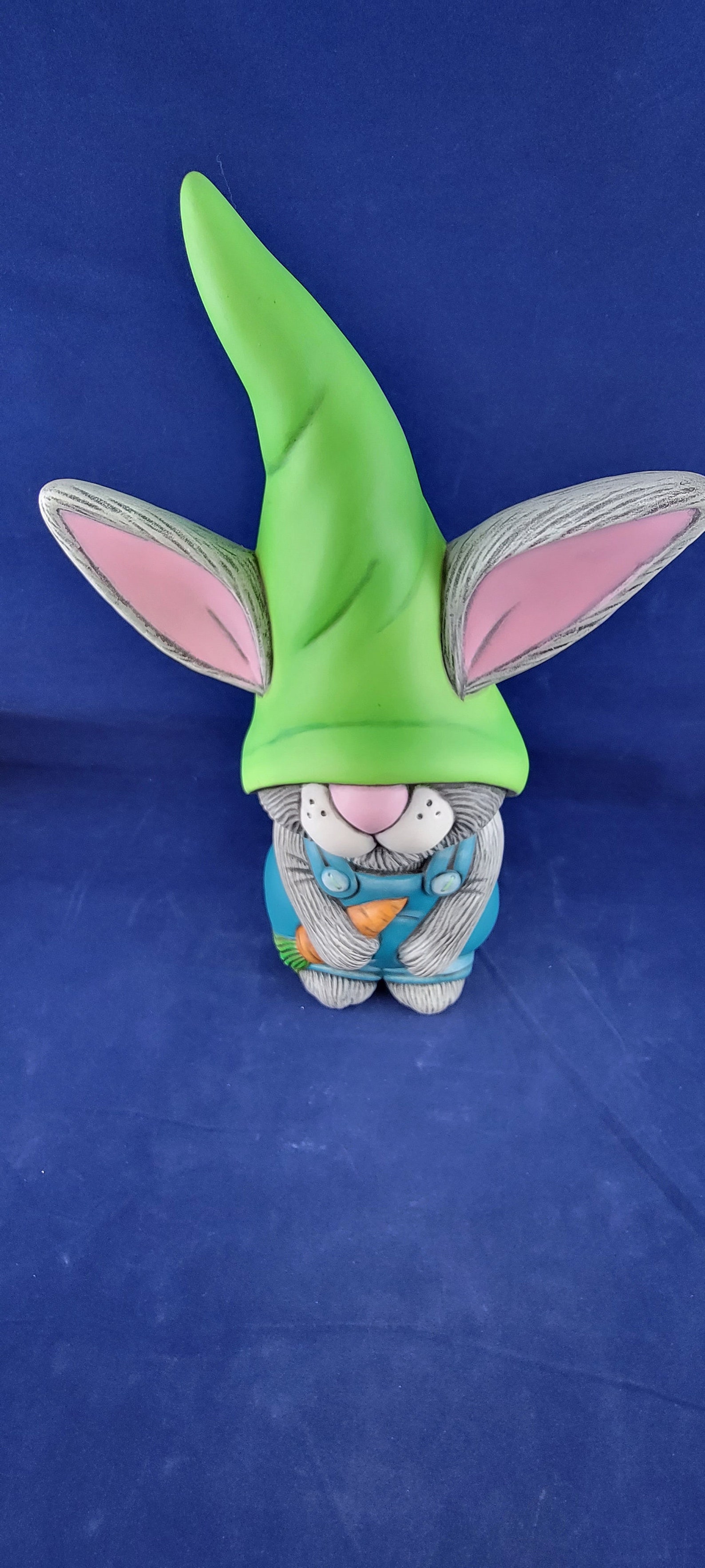 Ceramic Bunny Gnome Ceramic Rabbit Gnome Hand Painted Gnome - Etsy
