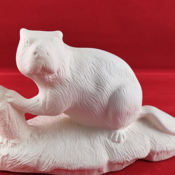 Ceramic Beaver Figurine - Etsy