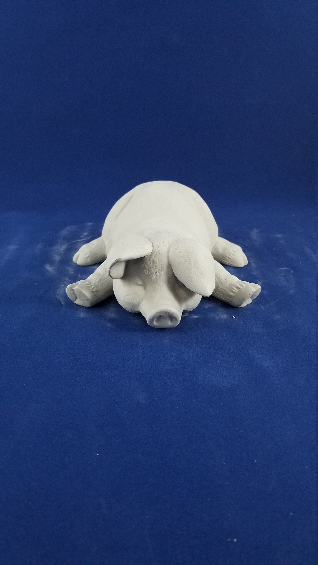 Ceramic Pig Ceramic Pig Lying on Belly Ready to Paint Pig - Etsy
