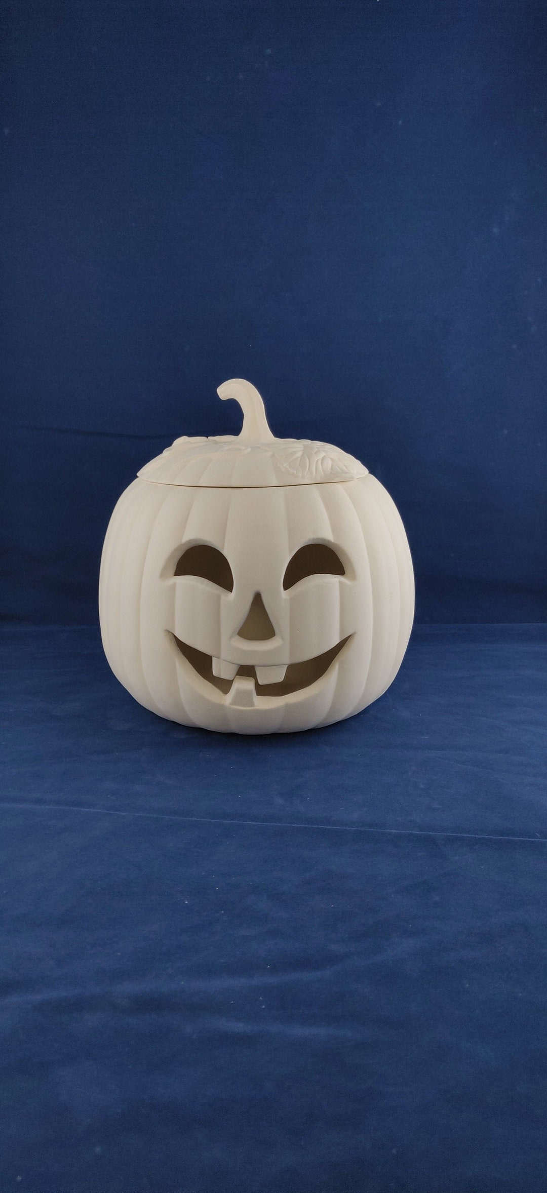 Ceramic Pumpkin, Ceramic Jack-o-lantern, Ready to Paint Pumpkin, U ...