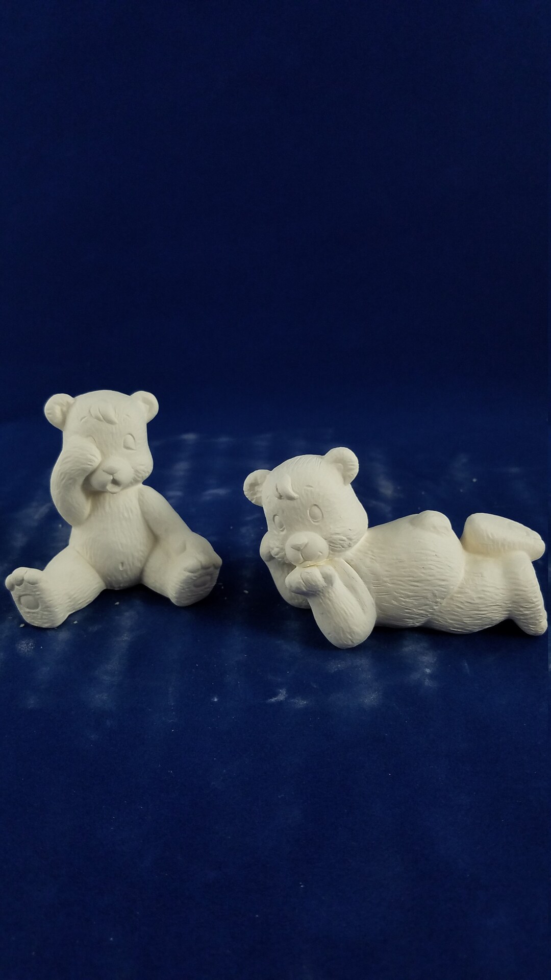 Ceramic Teddy Bear Figurines Ceramic Bear Ready to Paint - Etsy