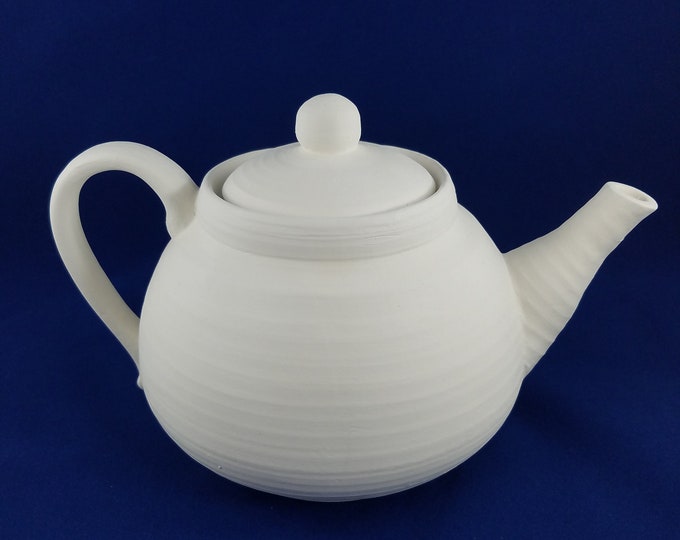 Ceramic Teapot, Handmade Teapot, Ready to Paint Teapot, Teapot ...