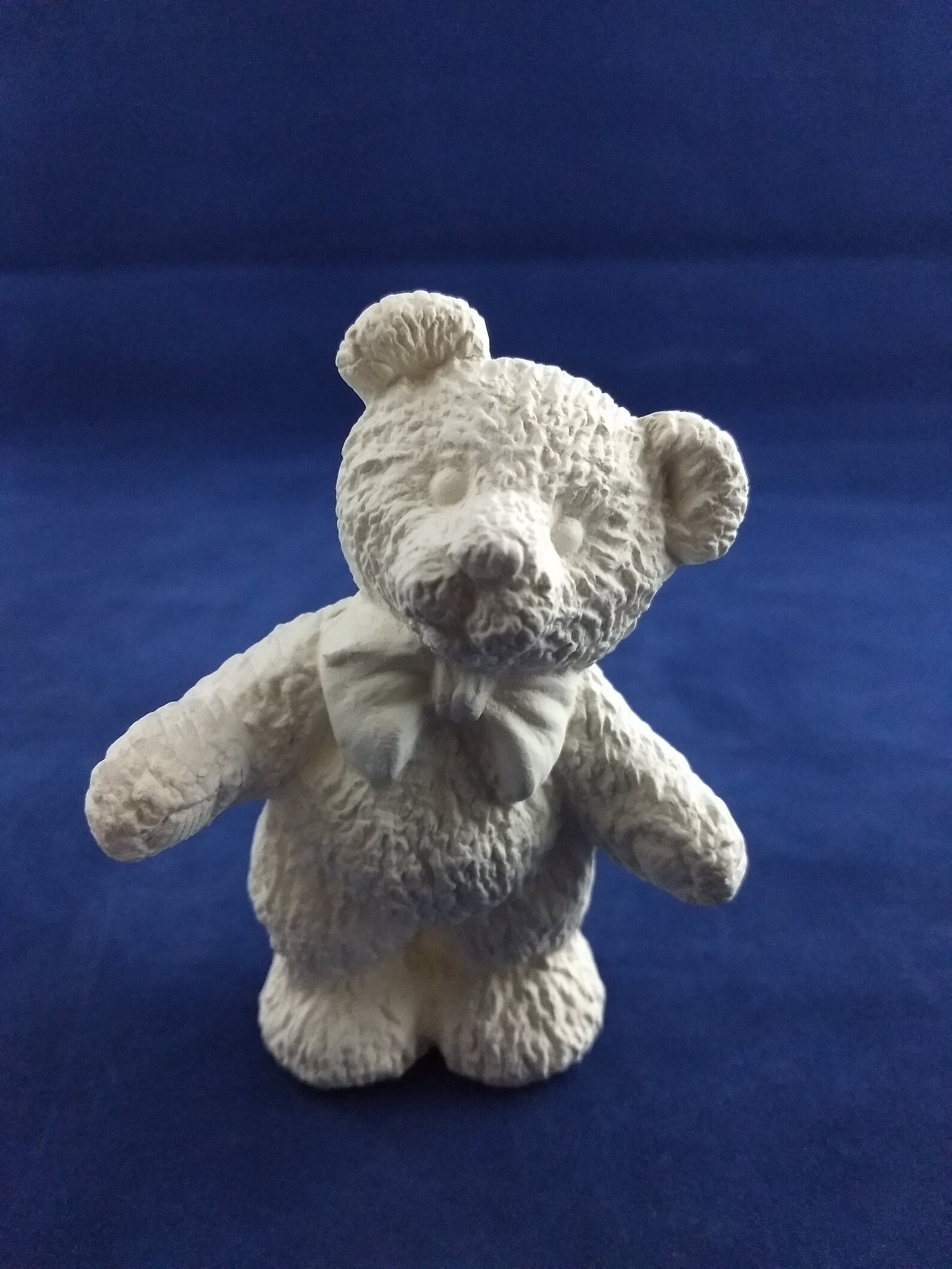 Ceramic Teddy Bear Figurines Ceramic Lifelike Bears set of | Etsy