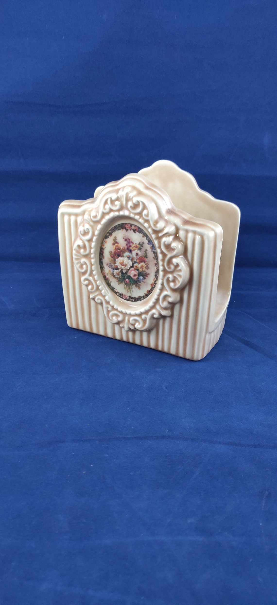 Ceramic Formal Napkin Holder Ceramic Formal Salt and Pepper - Etsy
