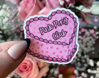 Pink Pony Club Sticker – Inspired by Chappell Roan's Hit Song – Perfect ...