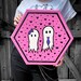 Pop Art Ghost Painting, Pink Halloween Art - Etsy