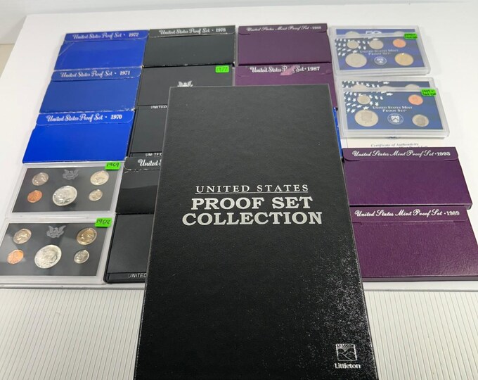 HUGE 1968 S to 2000 S PROOF Set HOARD 19 Sets No Duplicated Dates! - Etsy
