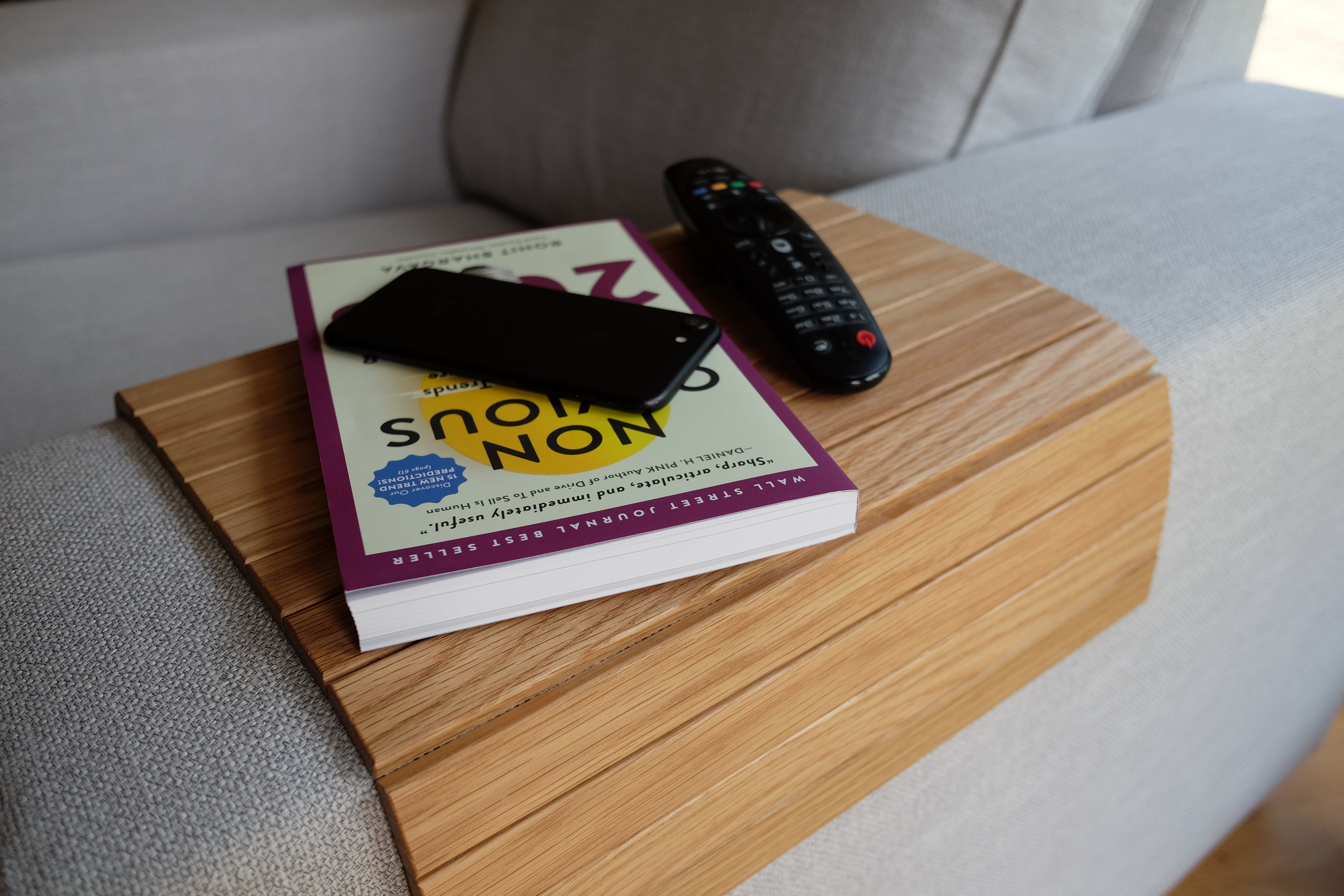 Sofa Tray Table OAK / Sofa Tray / Couch Table / Modern Tray | Etsy