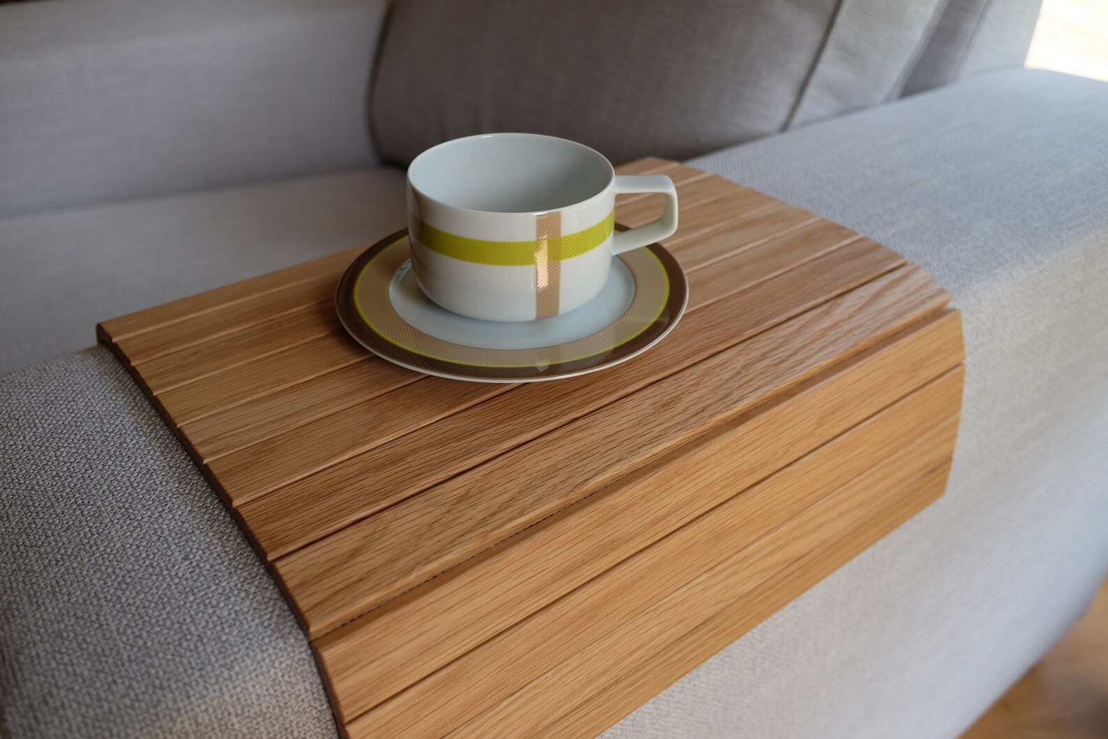 Sofa Tray Table OAK / Sofa Tray / Couch Table / Modern Tray | Etsy