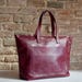 Leather Bag With Zipper and Inside Lining. 4 Colors and 4 Sizes ...