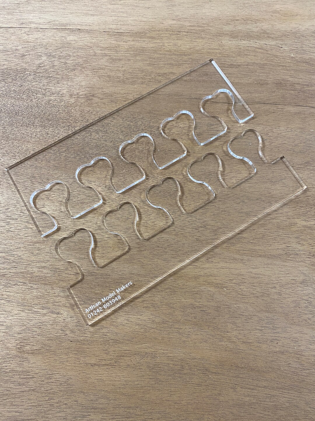 Dog Bone Stitch Joint Router Template: Clear Acrylic Woodworking Jig. 2 ...