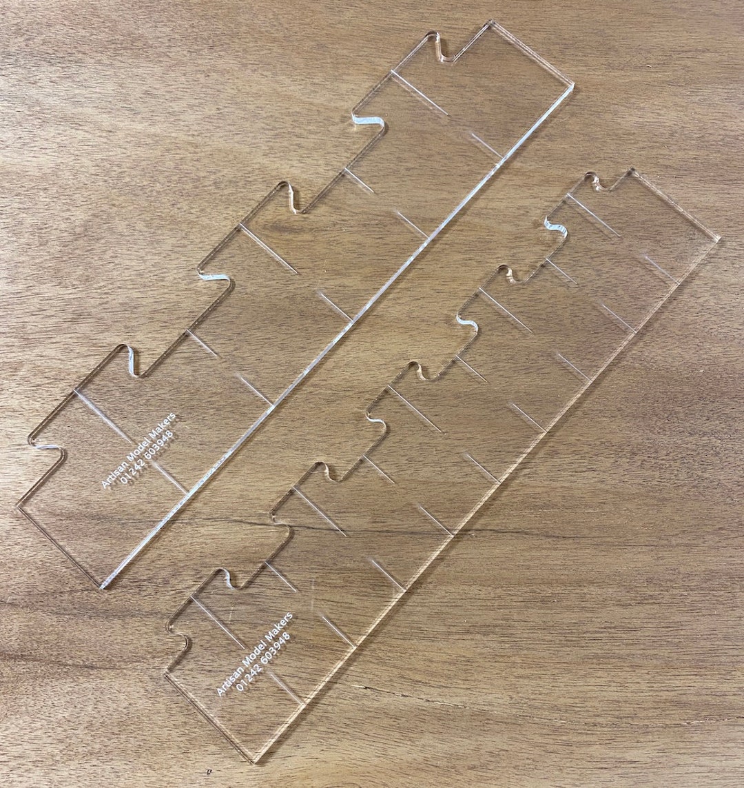 Stitch Joint Router Template, Clear Acrylic Router Jig, Router Inlay ...