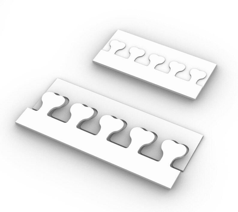 Dog Bone Stitch Joint Router Template: Clear Acrylic Woodworking Jig. 2 ...