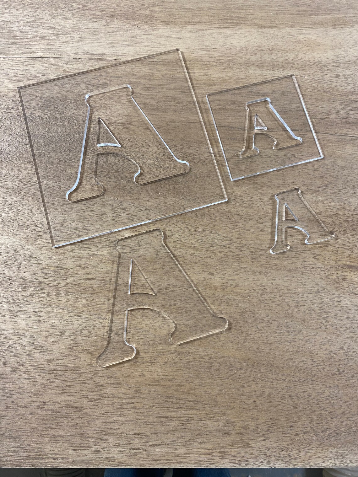 Acrylic Letter Router Template: 125mm Woodworking Jig - Etsy UK