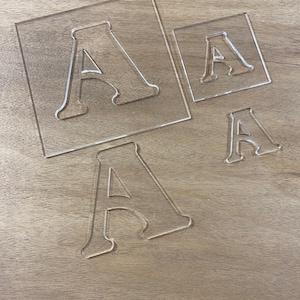 Acrylic Letter Router Template: 125mm Woodworking Jig - Etsy UK