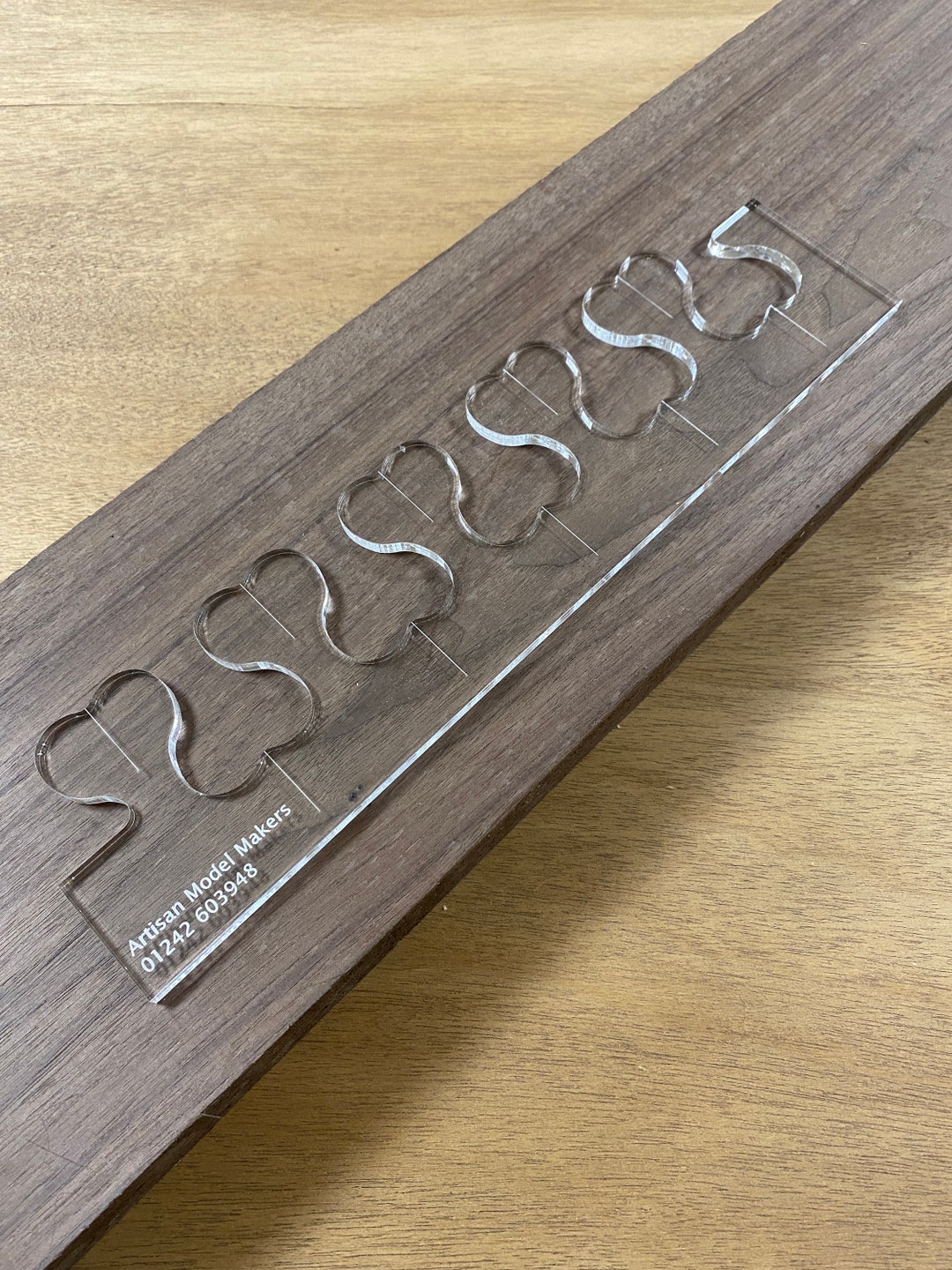 Heart Design, Stitch Joint Router Template, Clear Acrylic Router Jig ...