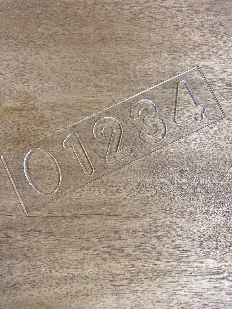 Bespoke Word Router Template: 5mm Clear Acrylic Sign Making Jig - Etsy UK
