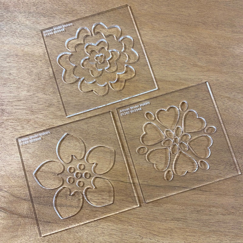 Router Flower Stencil - Etsy UK