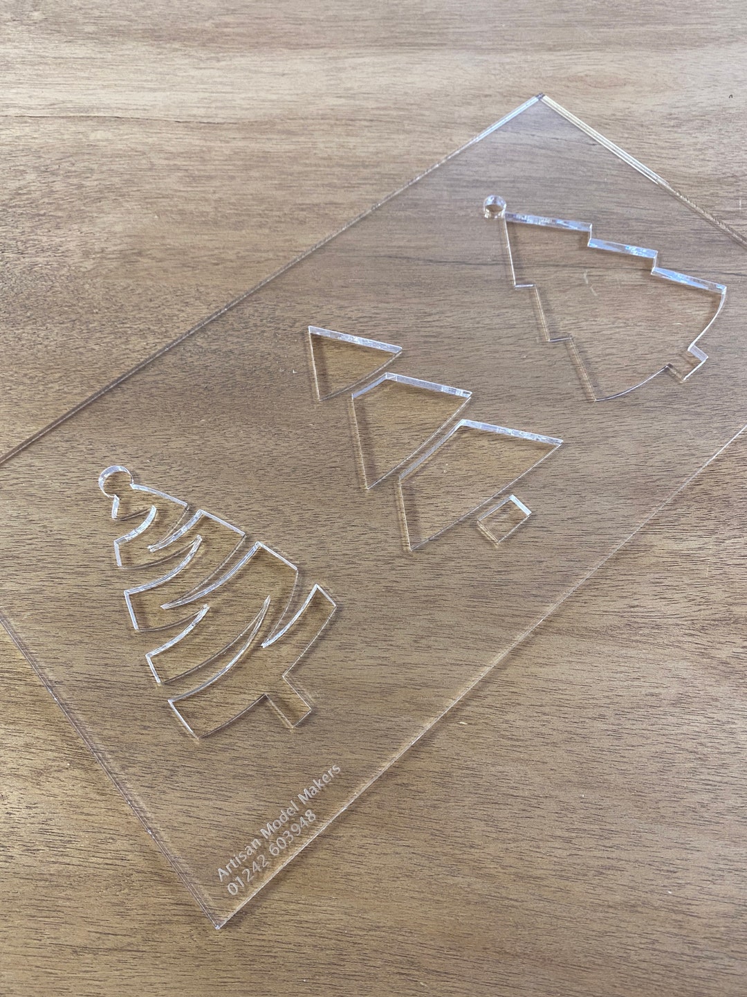 Christmas Tree Router Template, Clear Acrylic Router Jig, Router Inlay ...