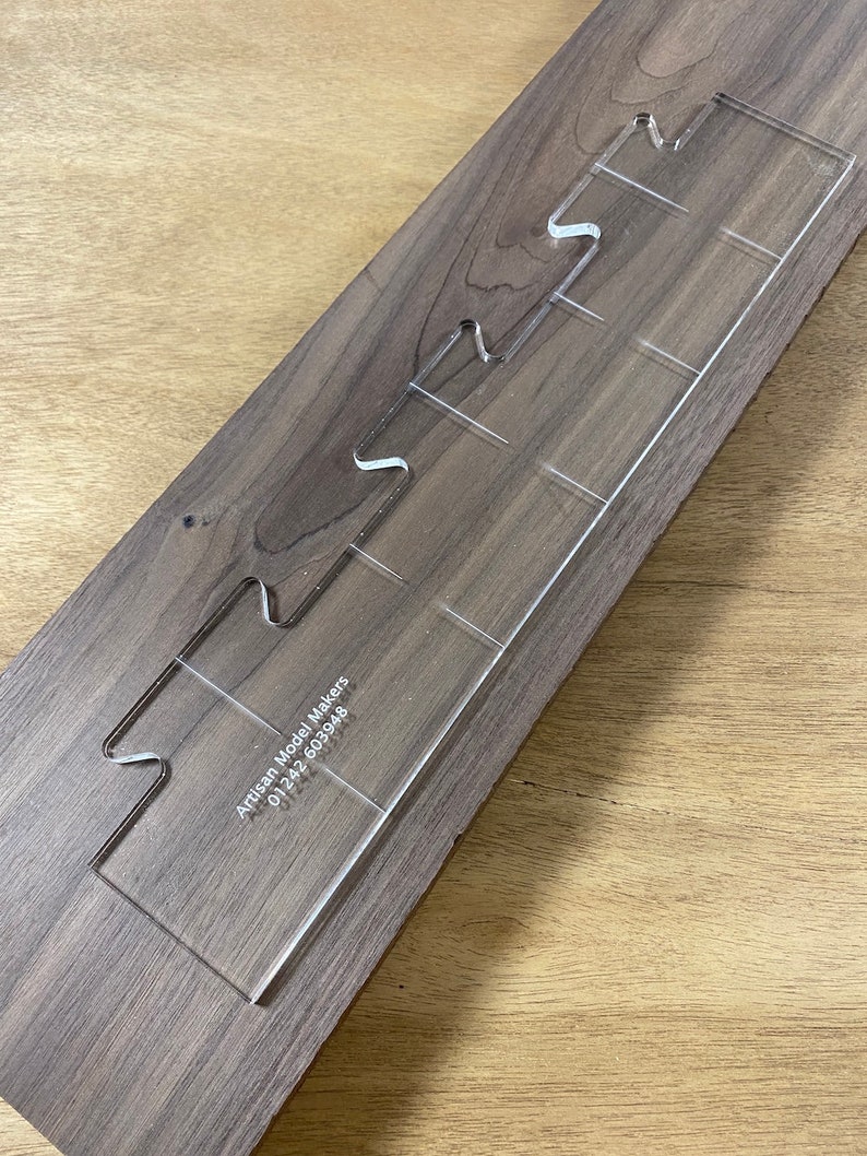 Stitch Joint Router Template, Clear Acrylic Router Jig, Router Inlay ...