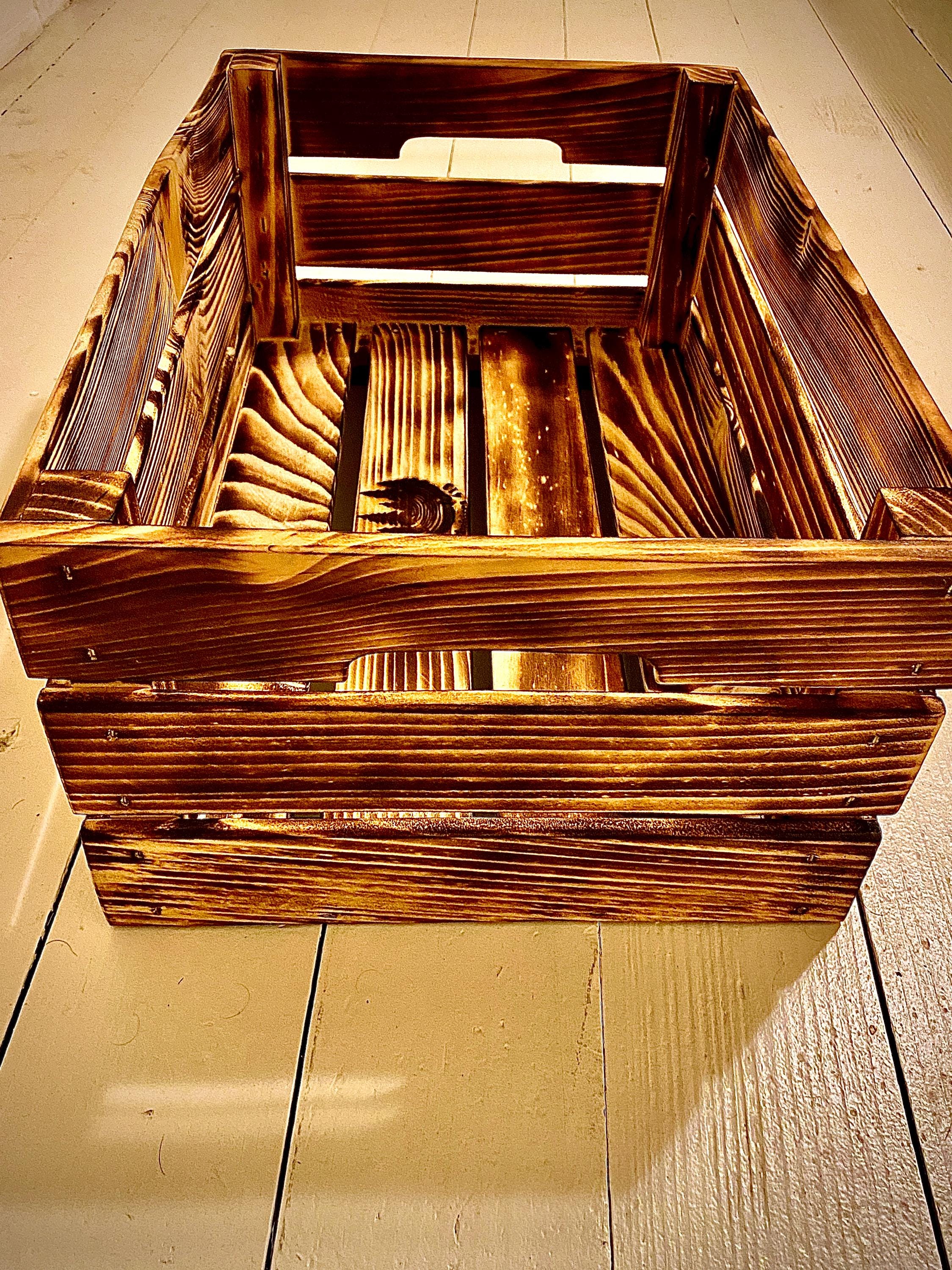Crate, Storage Crate, Wooden Crate, Apple Crate, Stackable Crate ...