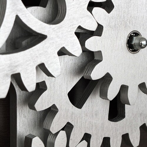 Self-rotating Gears Wall Decor. Kinetic Wall Art. Mechanical - Etsy