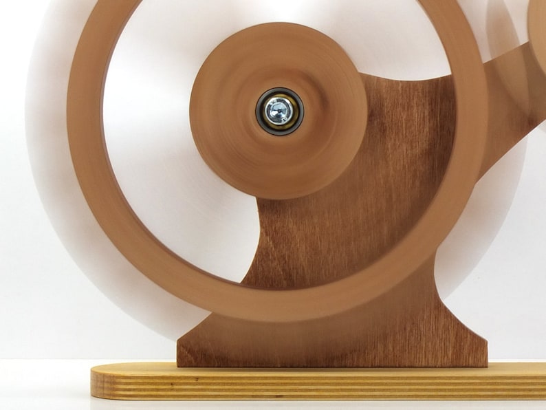 Mechanical Home Decor. Kinetic Decor for Desk. Rotating Wooden Gears ...
