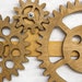 Mechanical Wall Art. Kinetic Wall Art Decor. Rotating Wooden Gears Wall ...