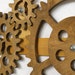 Mechanical Wall Art. Kinetic Wall Art Decor. Rotating Wooden Gears Wall ...
