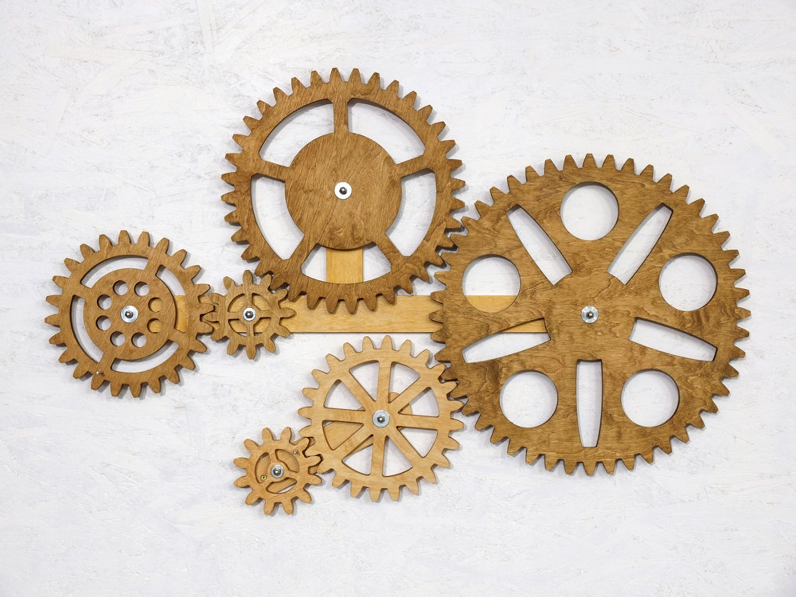 Mechanical Wall Art. Kinetic Wall Art Decor. Rotating Wooden - Etsy