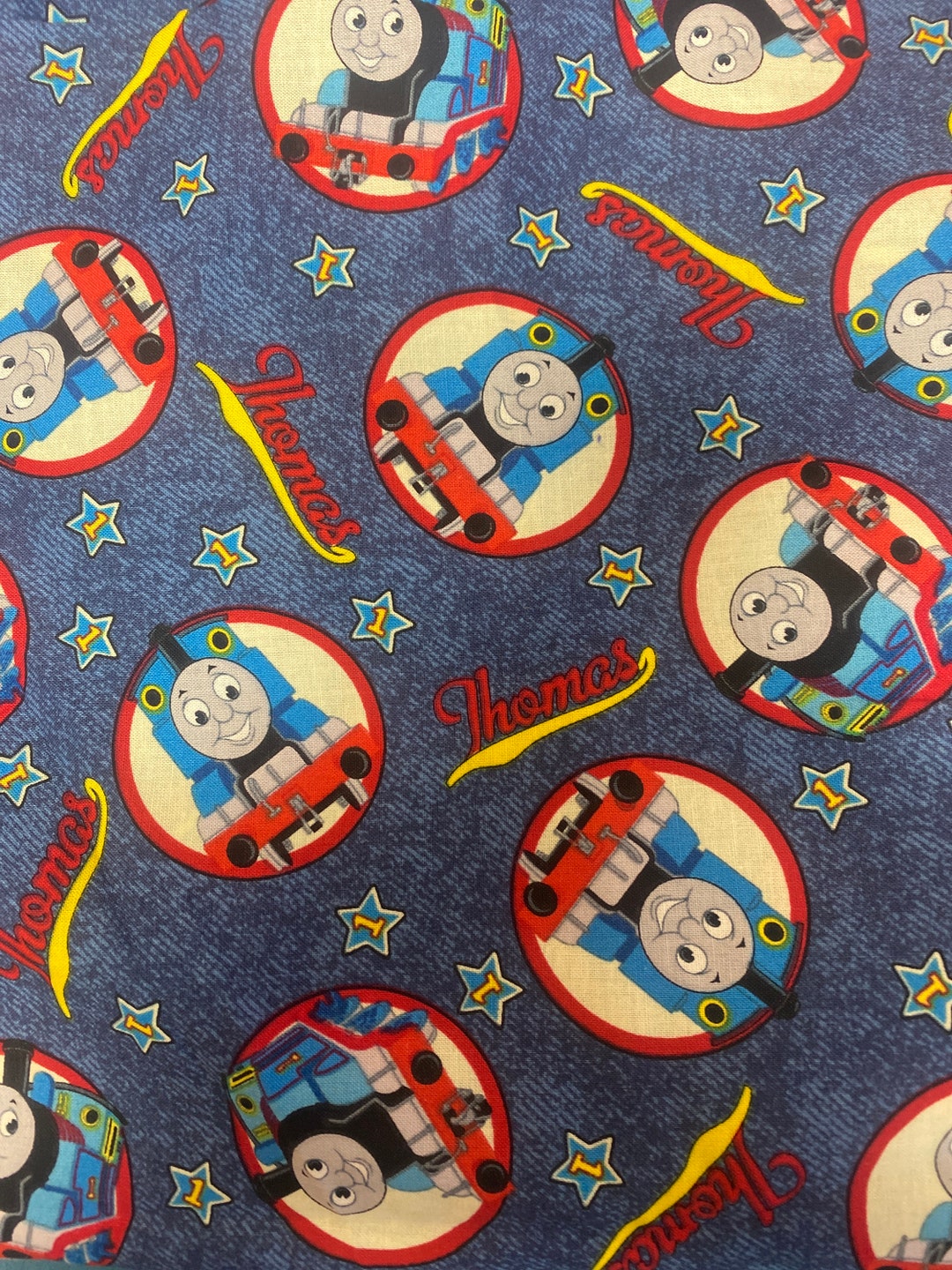 2009 Thomas the Train Cotton Fabric by Cranston - Etsy