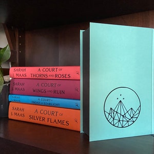 ACOTAR Book Sepcial Edition With Sprayed Edges ~ Custom Painted A Court ...