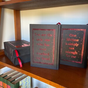 Twilight Book Series Red Special Edition With Sprayed Edges ~ Custom ...