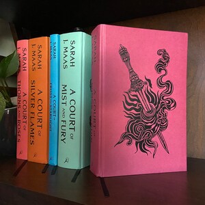 ACOTAR Book Sepcial Edition With Sprayed Edges ~ Custom Painted A Court ...