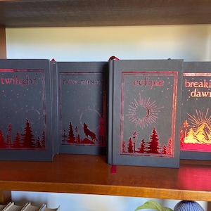Twilight Book Series Red Special Edition With Sprayed Edges ~ Custom ...