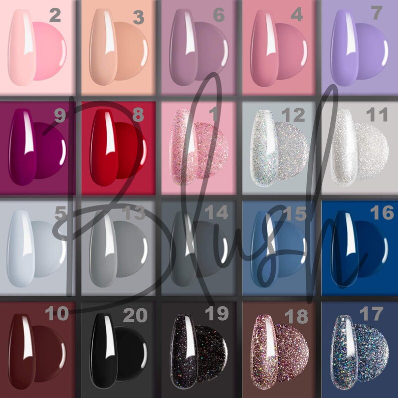 Luxury Choose Your Color Press-on Nails Gel Press on Nail | Etsy