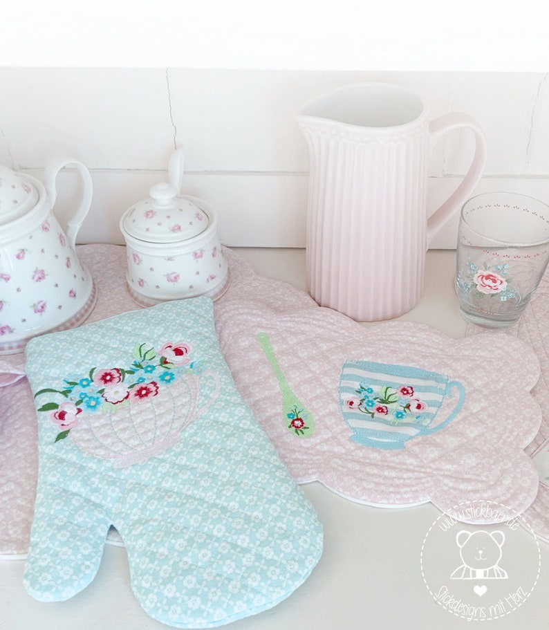 Cottage Kitchen - Stickdatei Stickmotive - Etsy
