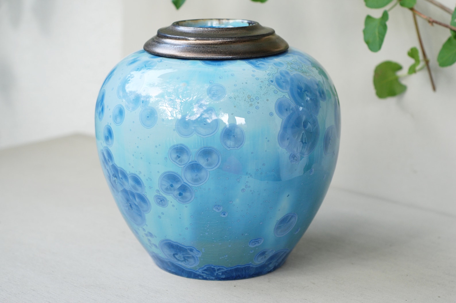 Ceramic Urns Urns for Human Ashes Crystalline Pottery - Etsy