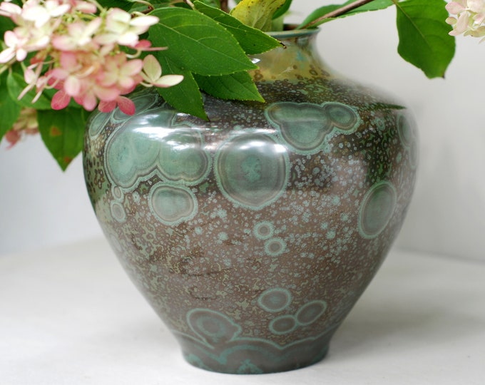 Decorative Vase Ceramic Vase for Flowers Crystalline | Etsy