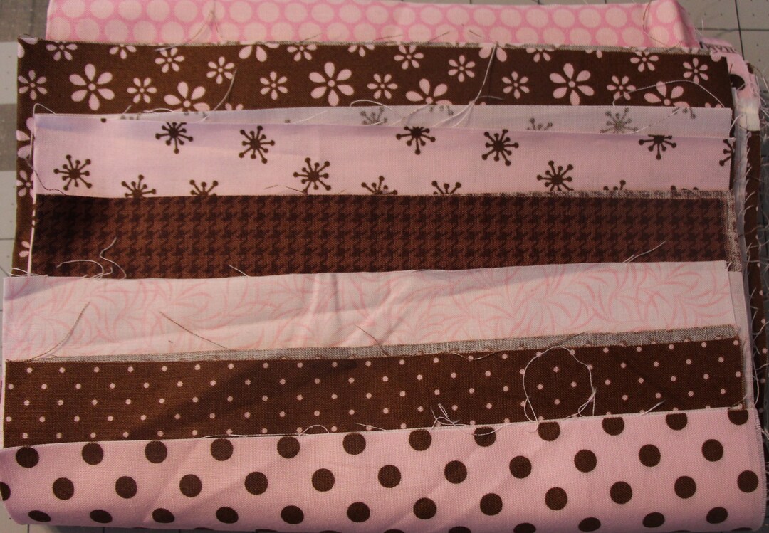 Brown and Pink Fat Quarter Bundle - Etsy