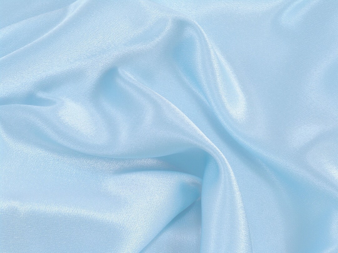 Baby Blue Solid - Satin - by the Half Yard - Etsy