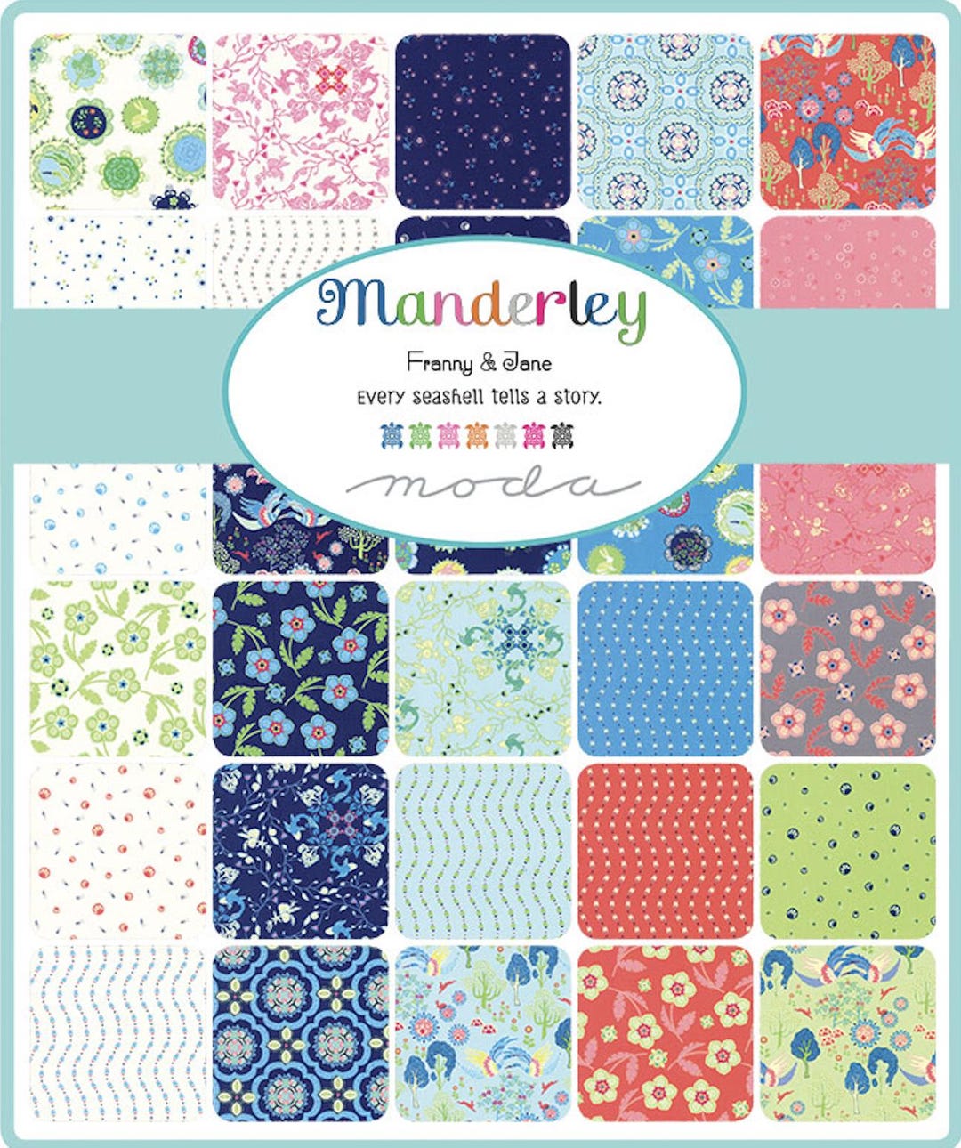 Manderley by Franny & Jane for Moda - Fat 1/8 Bundle - Etsy
