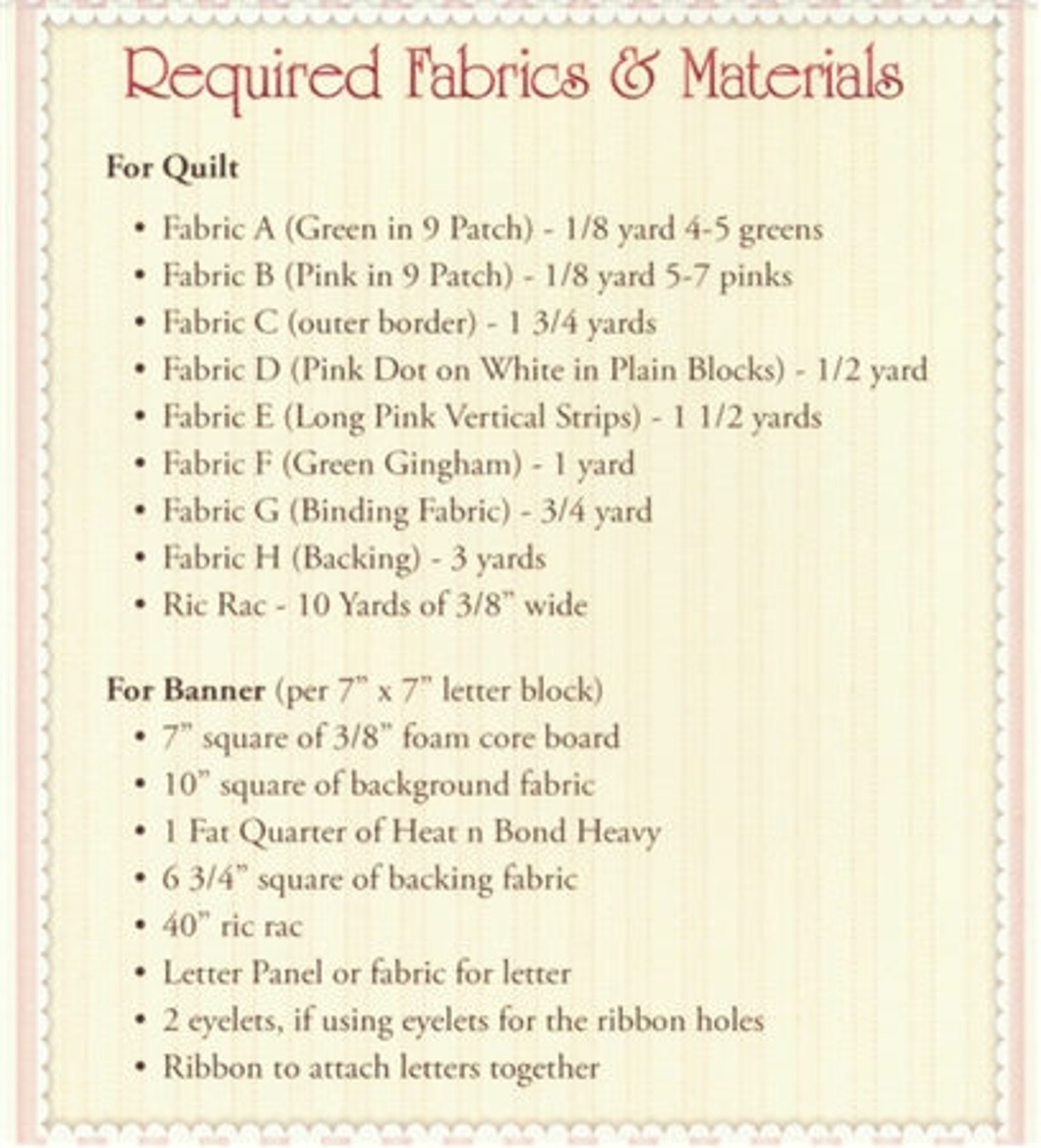 Ric Rac Girl Quilt Pattern by Shabby Fabrics - Etsy